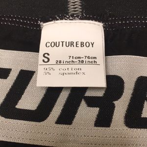 COUTURE BOY | Underwear & Socks | Couture Boy Black High Cut Brief S W ...
